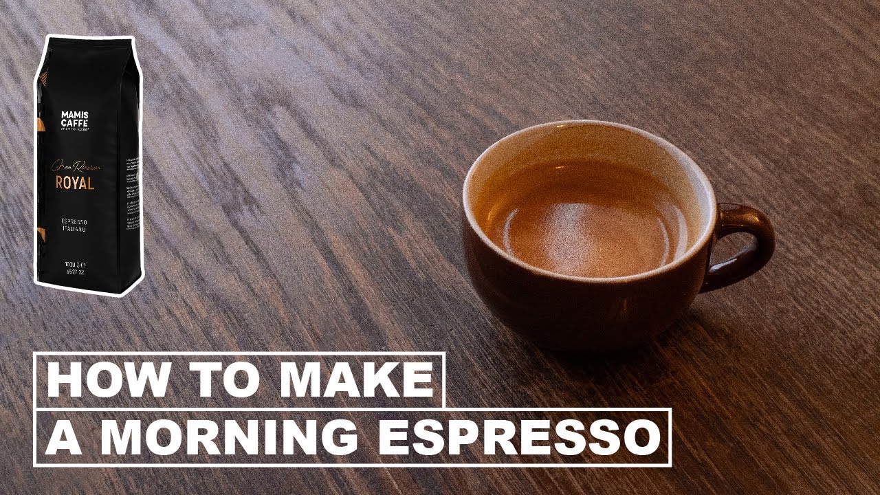 How to make morning espresso | A step-by-step guide - YouTube