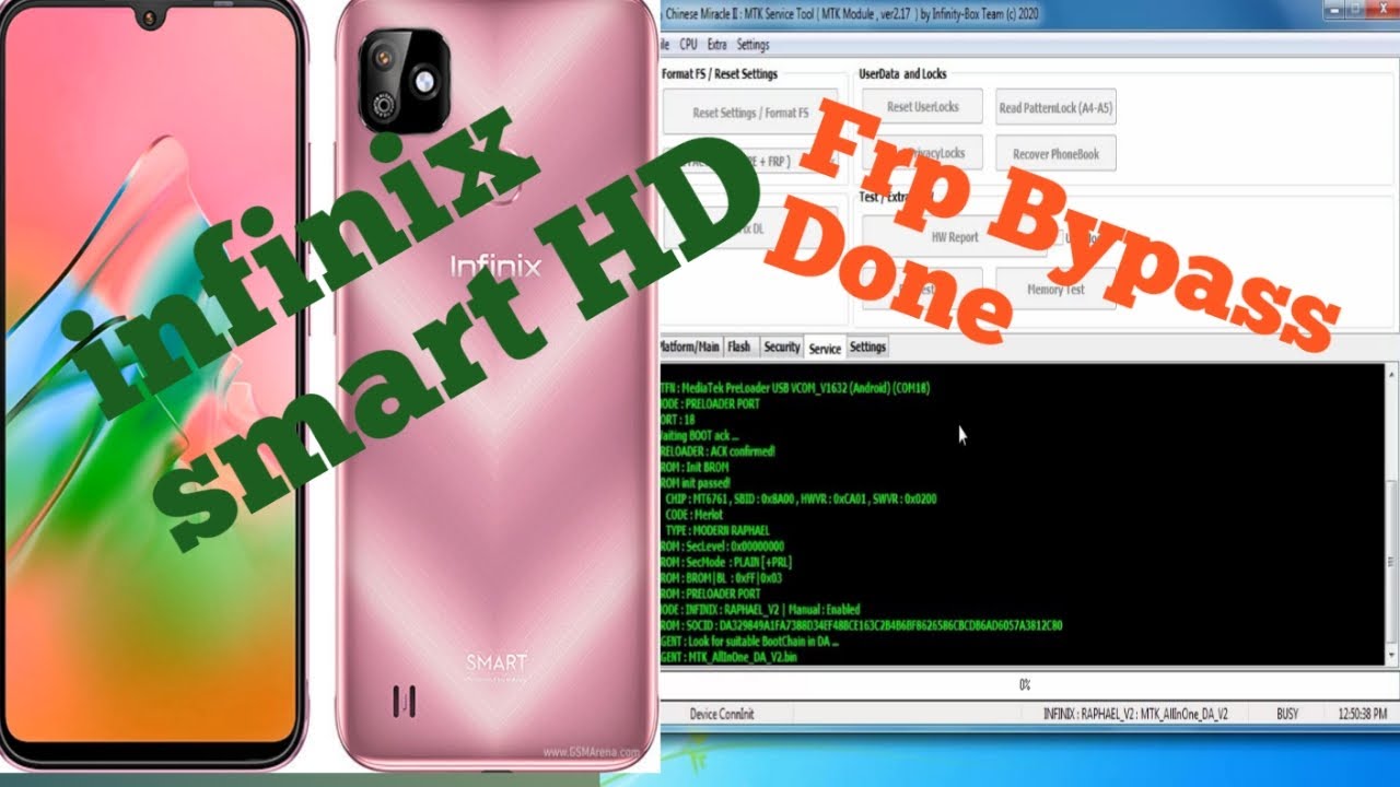 Infinix x612b smart HD (2021) Frp bypass with Cm2 - YouTube