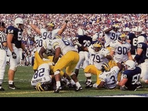 1993 Michigan vs Penn State October 16 1993 ESPN Classic - YouTube