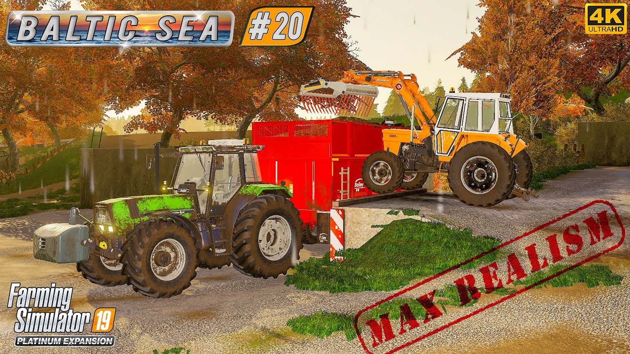 MAX REALISM in The Baltic Sea #20 ⭐ Farming Simulator 19 ⭐ 4K Timelapse ...