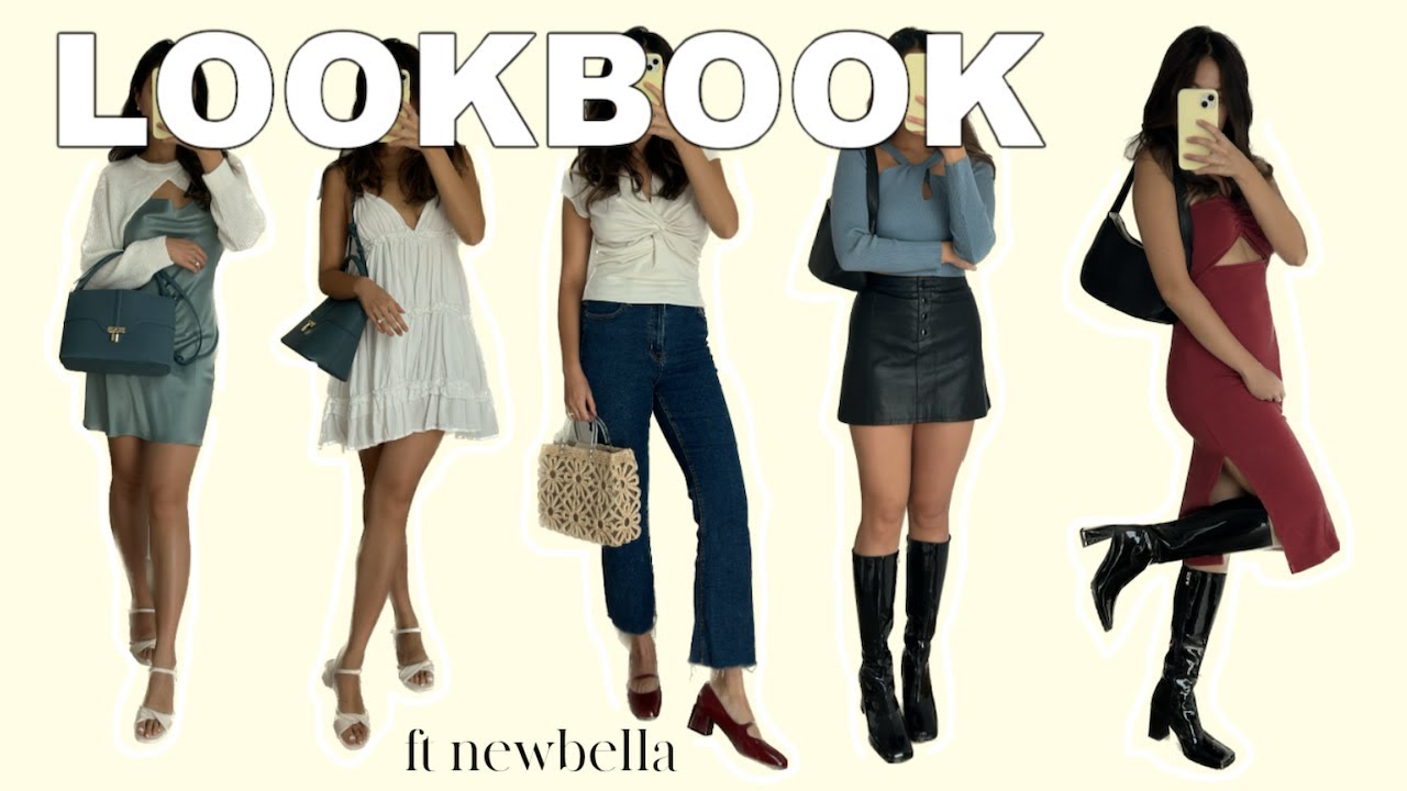 different ways to wear newbella shoes | lookbook - YouTube