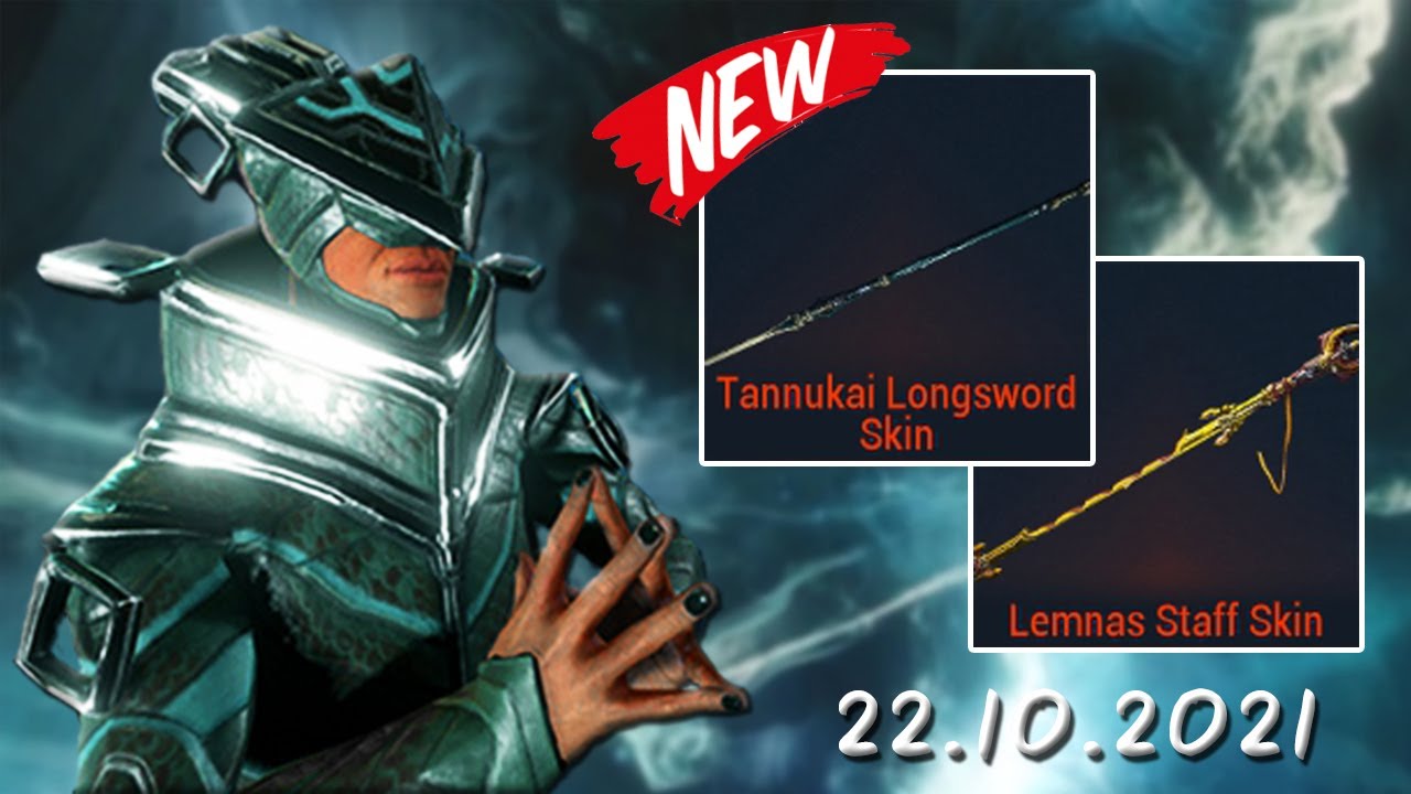 WARFRAME - บาโรมา ( 22.10.2021 ) [ Tannukai Longsword Skin & Lemnas ...
