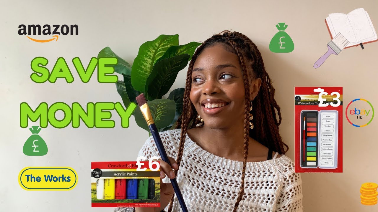 Cheap Art Supplies Under £10 : Create More for Less - YouTube