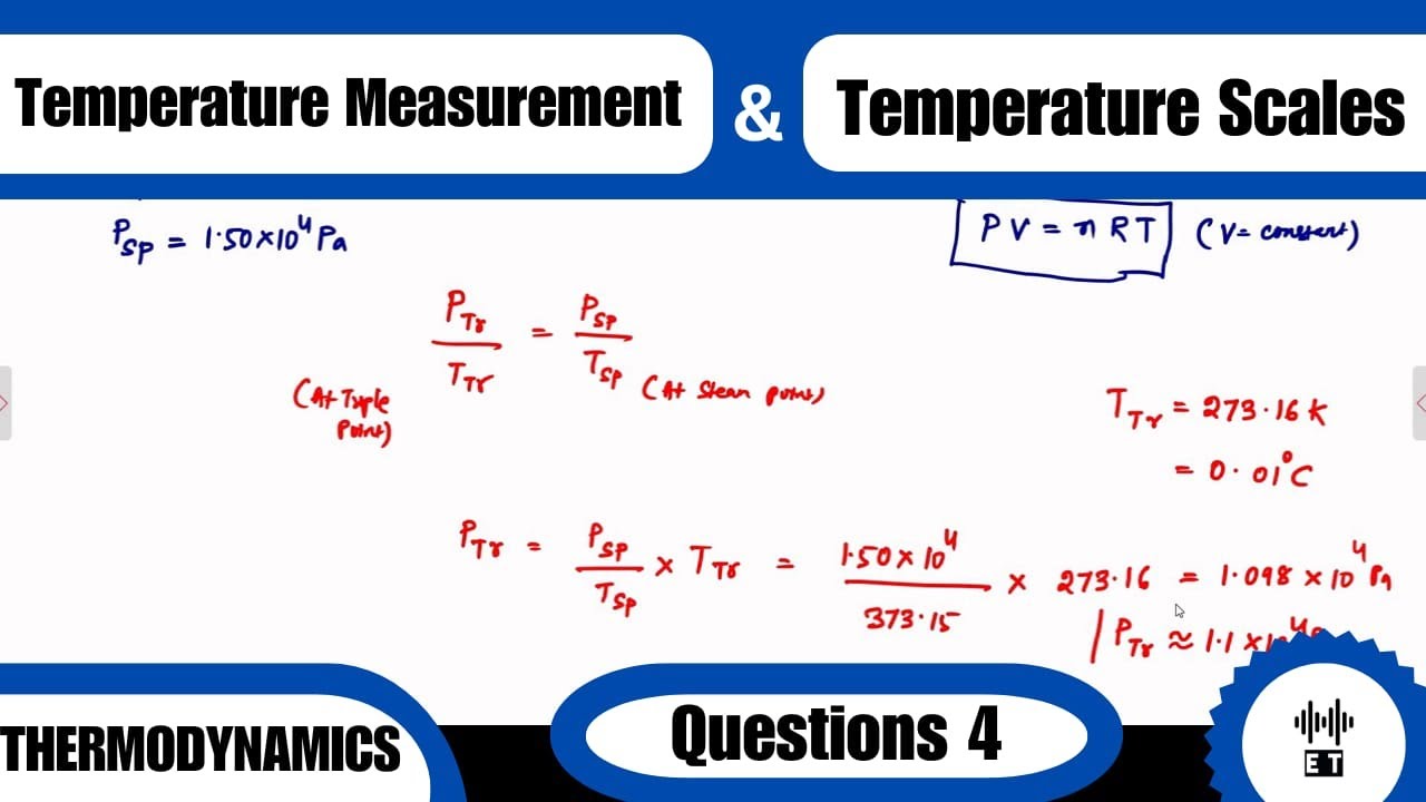 Temperature Measurement And Temperature Scales | Questions 4 ...