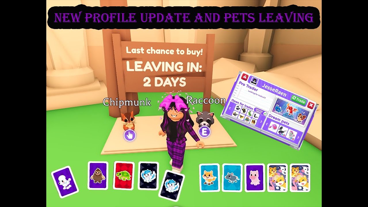 ADOPT ME PROFILE UPDATE - YouTube