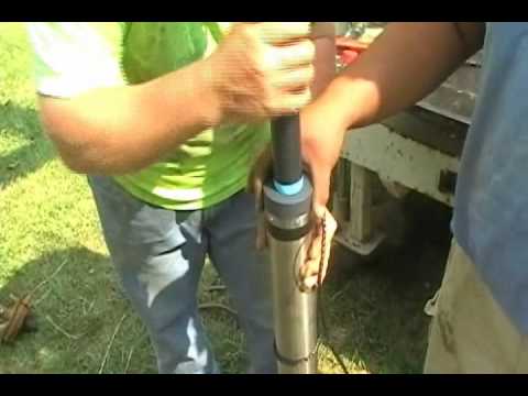 hand pump install part 1 - YouTube