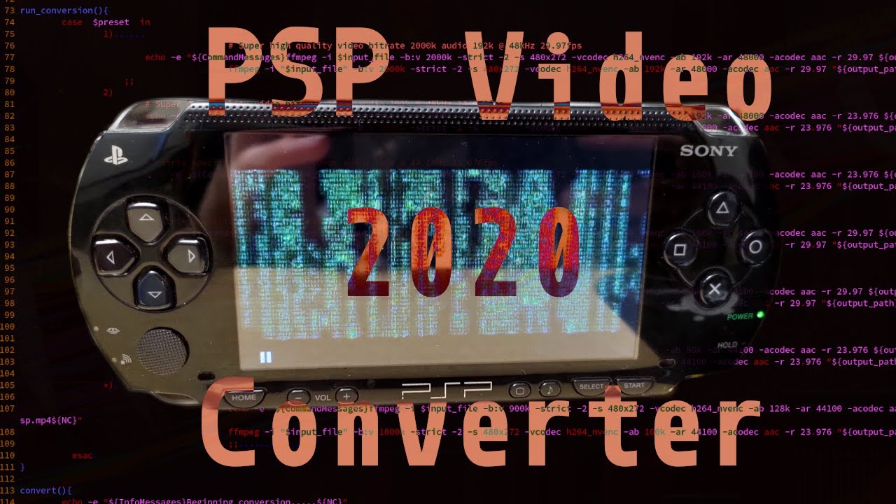 How To Play Videos On The PSP In 2020 Custom Converter Script YouTube how-to-play-videos-on-the-psp-in-2020-custom-converter-script-youtube