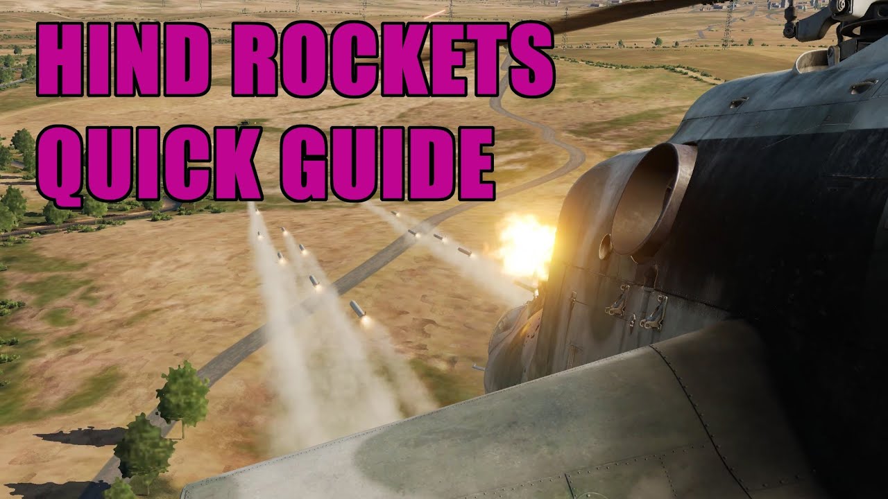 Mi-24 Hind Rockets Quick Tutorial | DCS Unguided Weapon short guide in ...