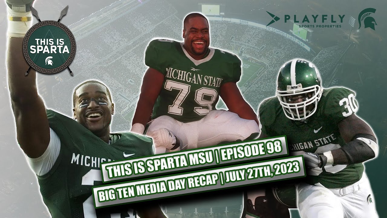 Interviews with Michigan State Football Players at Big 10 Media Day ...