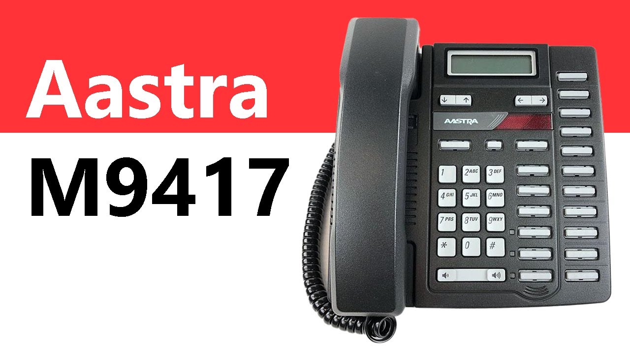 Aastra M9417 Digital Phone - Product Overview - YouTube