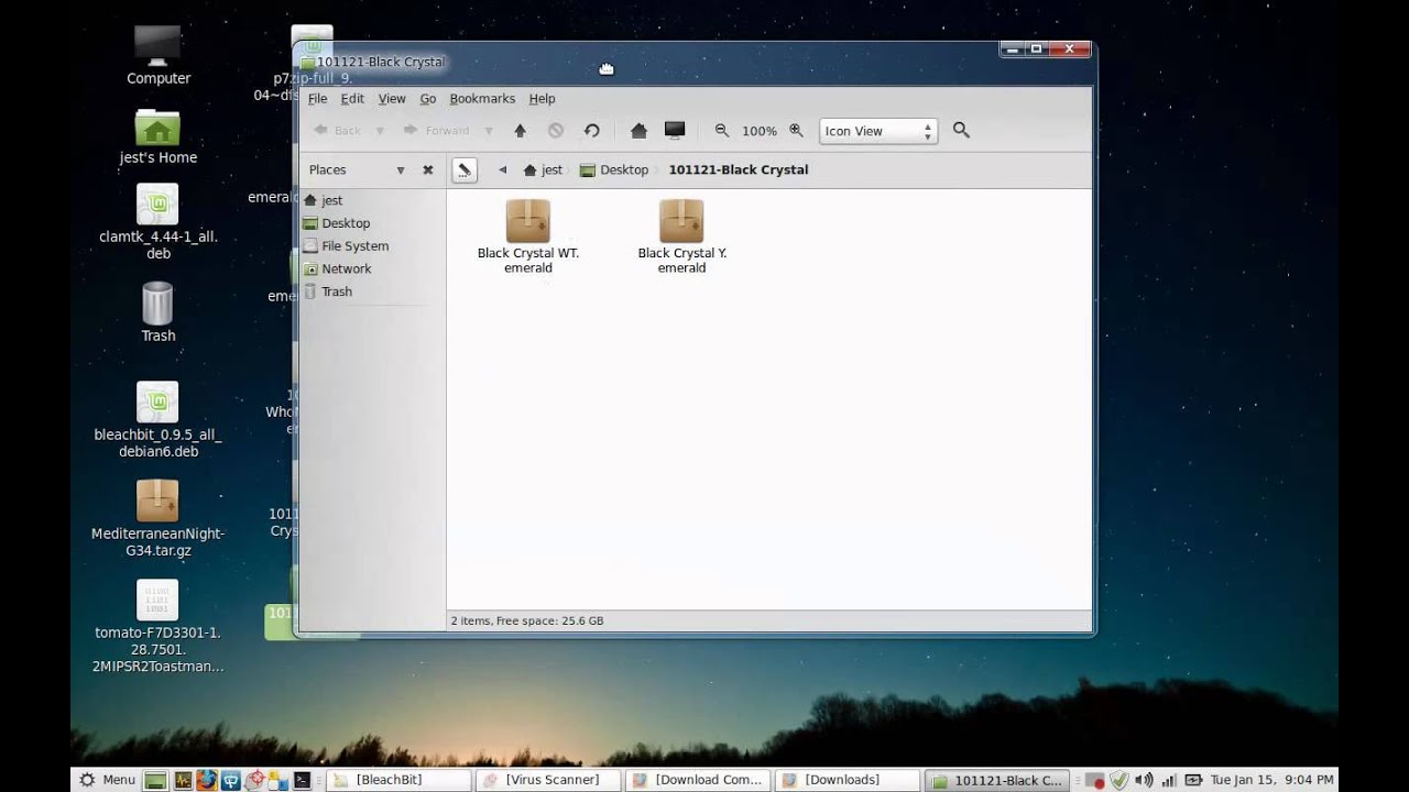 Linux mint 14.1 Mate with Emerald and Compiz - YouTube