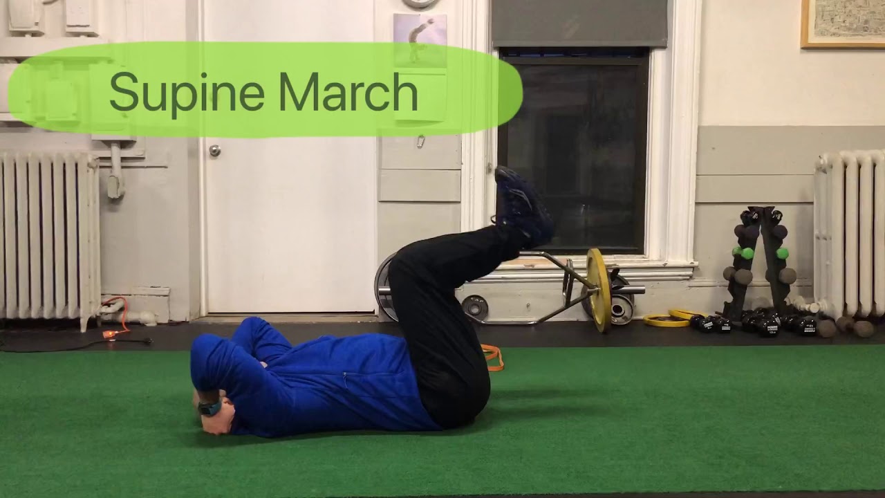 Supine March - YouTube