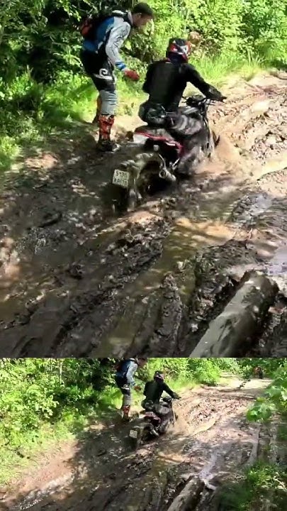 M1NSK SCR250 грязи - YouTube