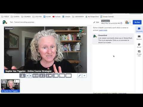 Streamyard set up for Linkedin live Q&A event [step-by-step tutorial]. - YouTube