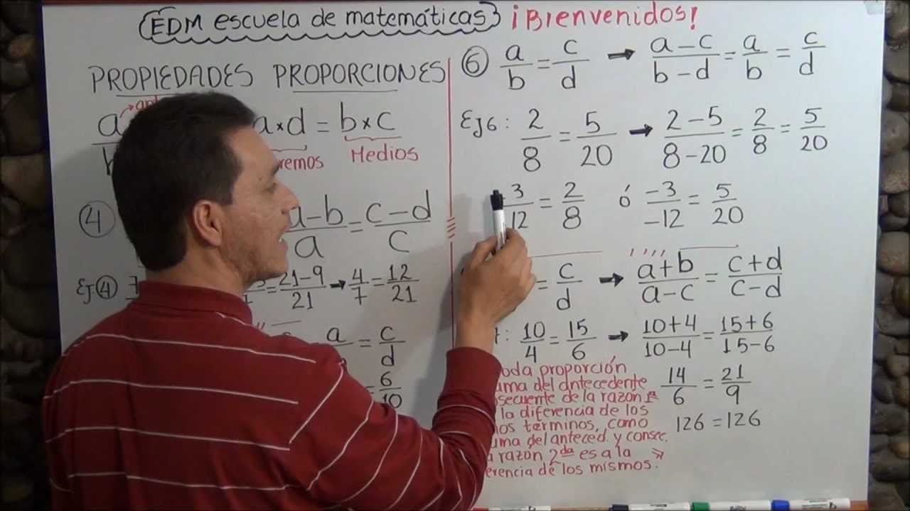 Propiedades de las Proporciones (2) / Cuatro de siete.wmv - YouTube