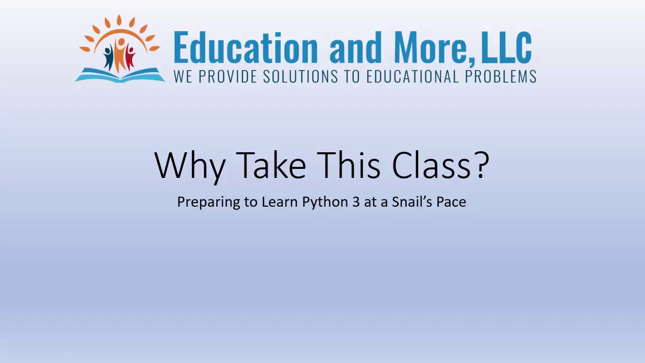 Why Take This Class? - YouTube
