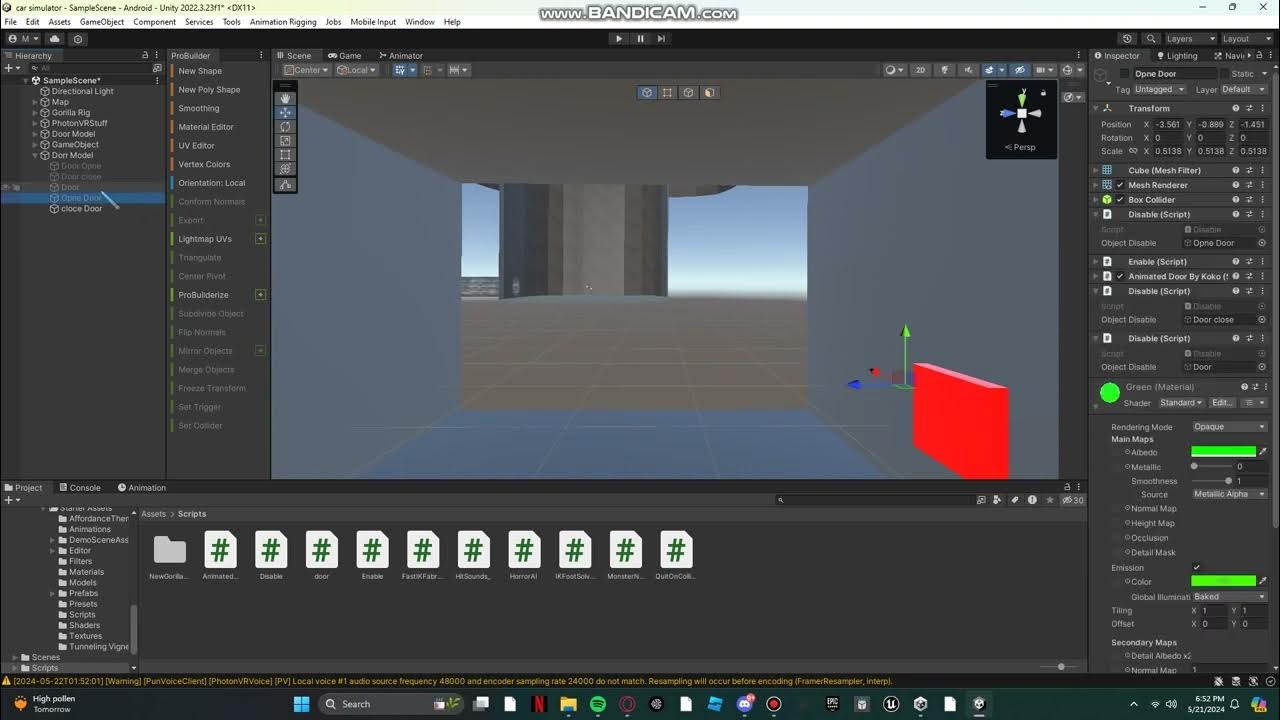 How To Make A Animated A Door Going UP An Down In Your Gorilla Tag Fan Game In Unity Part 2 ...