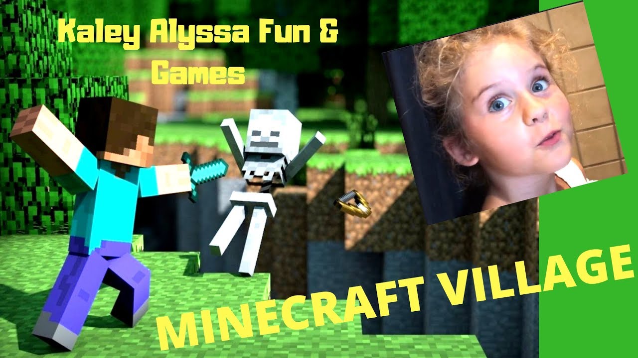 *NEWB* Minecraft Village Explorer!! - Kaley Alyssa Fun & Games - YouTube