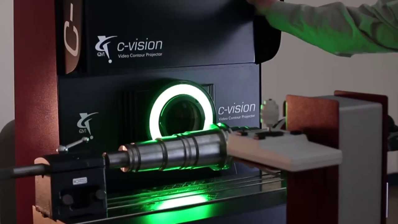 C-Vision Benchtop and Floor Model Optical Comparators - YouTube