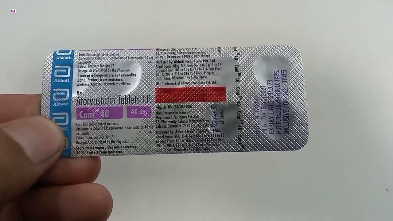 Caat 40 Tablet | Atorvastatin 40 mg Tablet | Caat 40 mg Tablet Uses ...