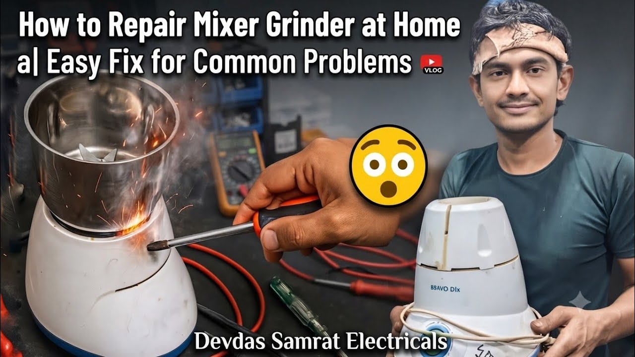 "How to Repair Mixer Grinder at Home | Easy Fix for Common Problems ...