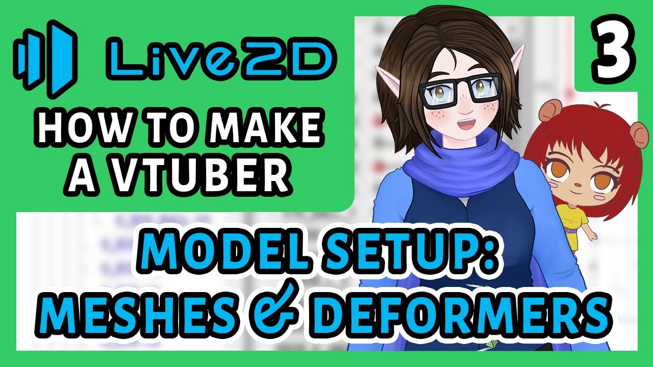 How To Setup Meshes Texture Atlas Deformers How To Make A Live2D How To Setup Meshes Texture Atlas Deformers How To Make A Live2D