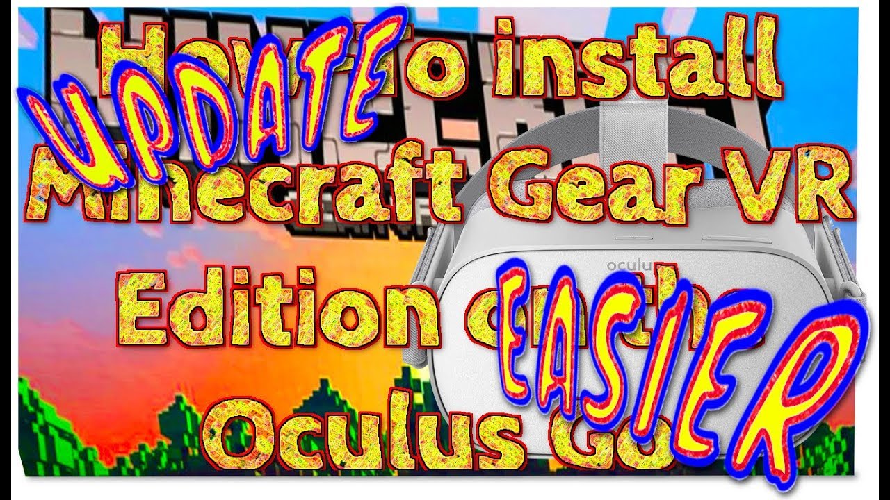 *Easier Way* Download MinecraftVR on your Oculus Go - YouTube