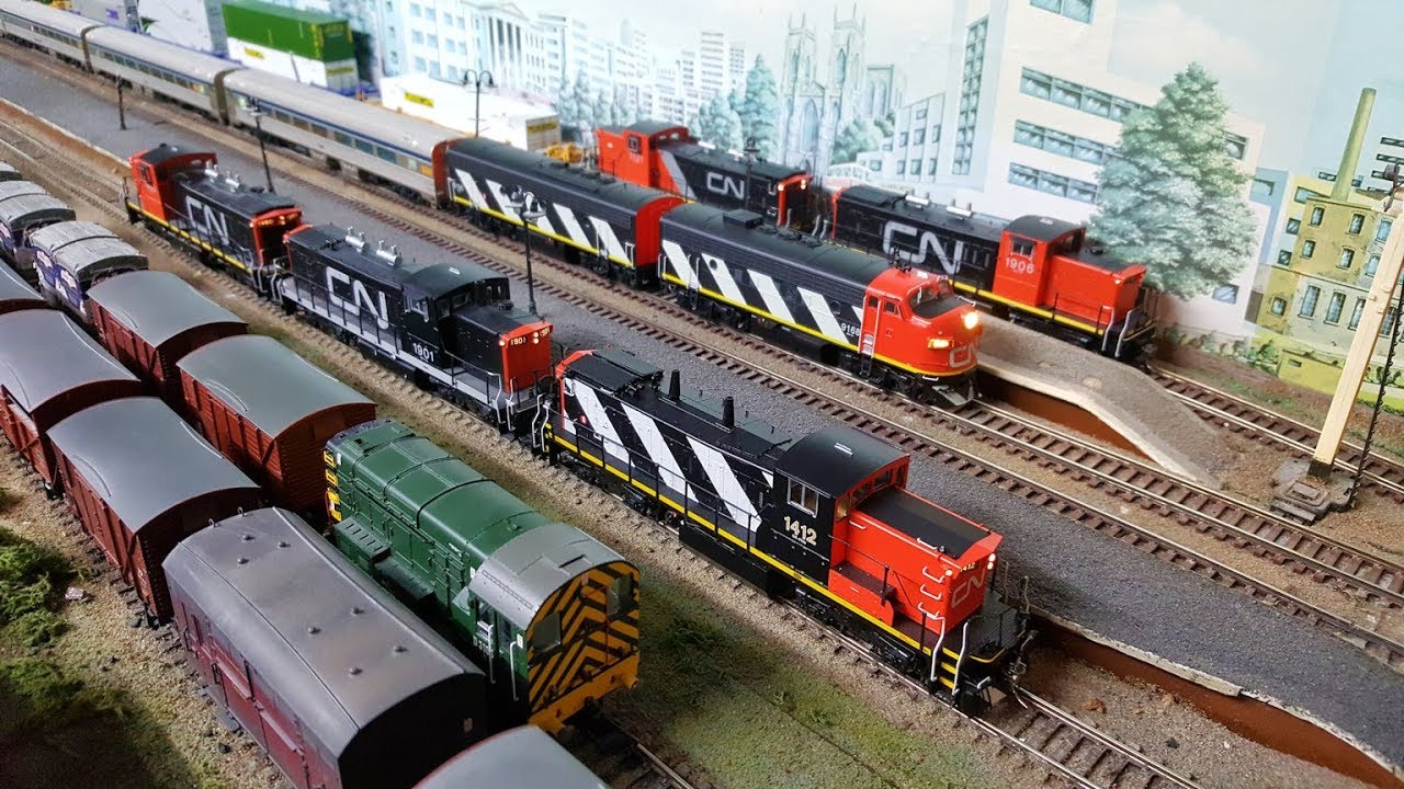 Barton Model Railway Canadian National Running 10/10/17, 11/10/17 & 12 ...