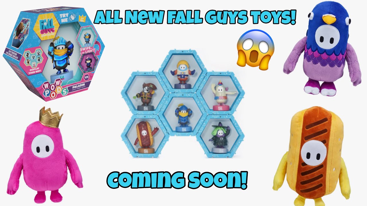 All New Fall Guys Toys! Plushies And More!!! - YouTube