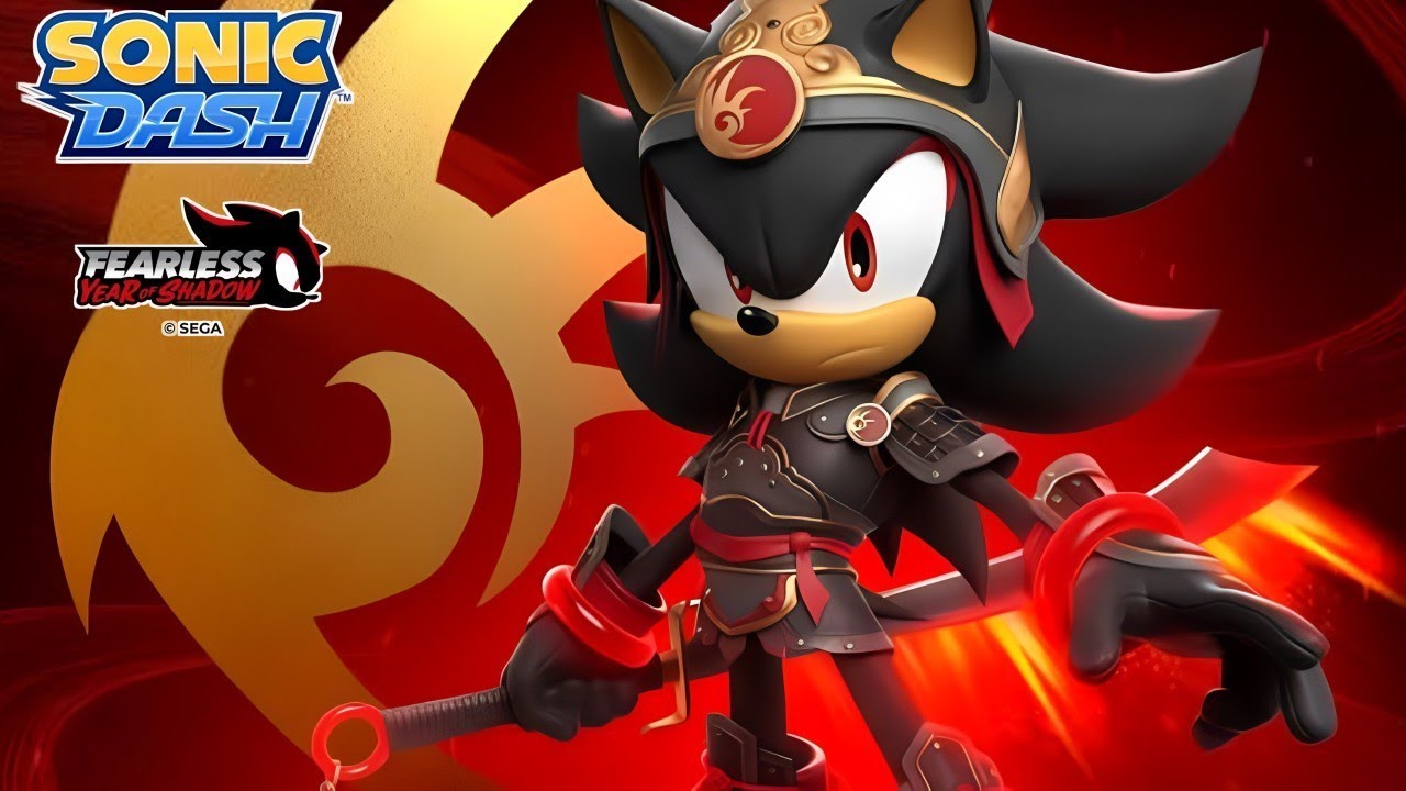 Fearless year of Shadow 👾🔥Sonic Dash Sonic the hedgehog 🦔 Warrior ...