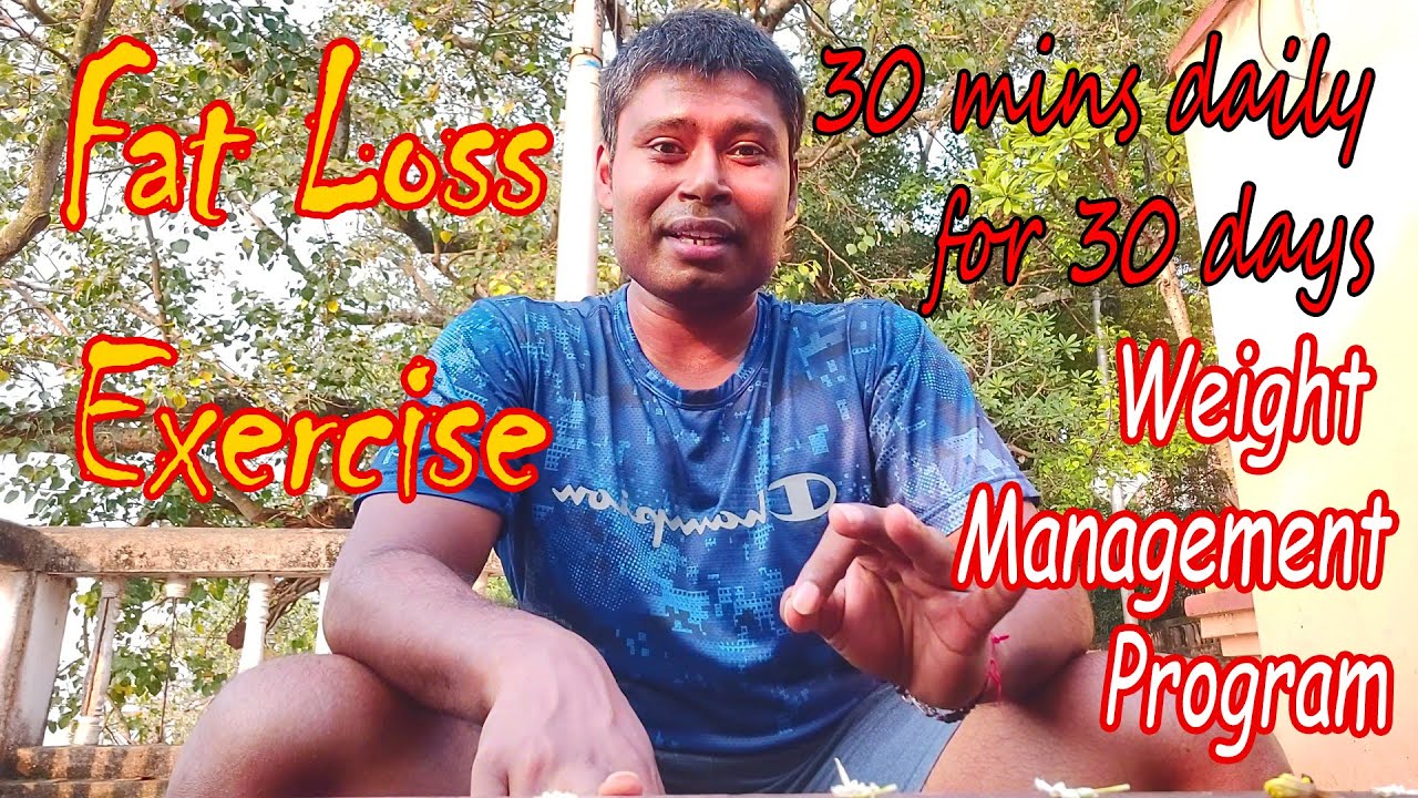 Fat Lose Exercise at home || Day 2 || 30 mins for 30 days || Weight ...
