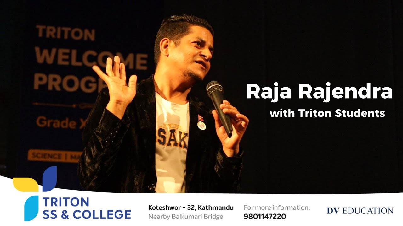 Comedian Mr. Raju Rajendra | Triton Welcome Program 2080 #TritonCollege ...