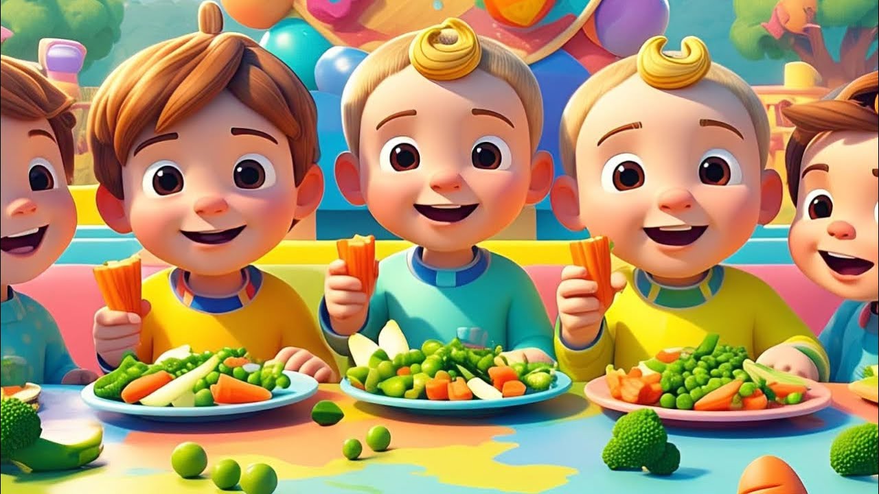 The Talking Vegetables | Fun & Catchy Nursery Rhyme for Kids - YouTube