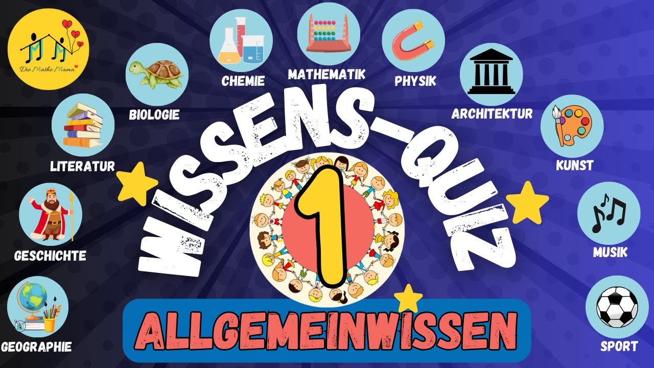 Wissensquiz - Allgemeinwissen #1 - YouTube