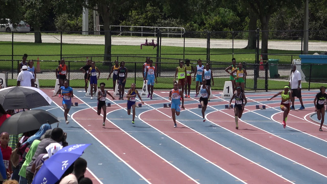 Girls 100m Dash 13-14 Year Old Heat 2 - 44th Annual Northwest Track and ...