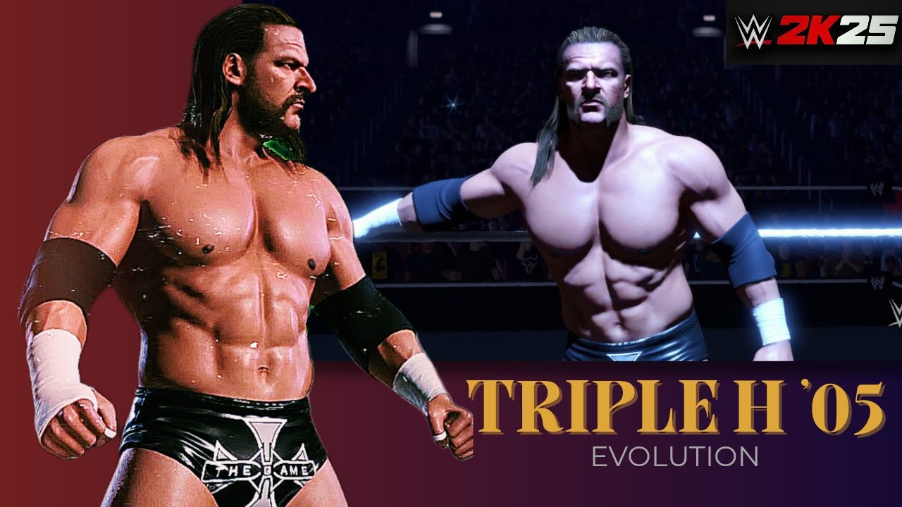 TRIPLE H 05 EVOLUTION ENTRANCE | WWE 2K25 MODS | 4K QUALITY - YouTube