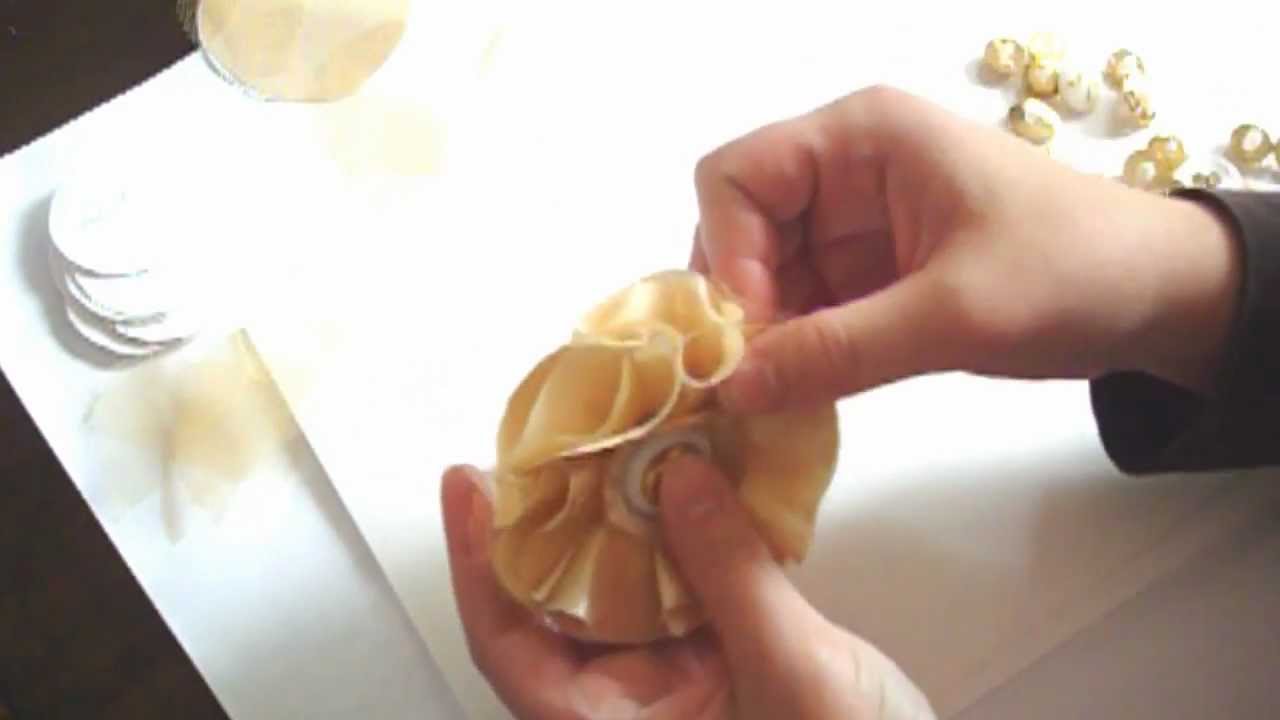 Flower Making Tutorial Series - Day 1 - YouTube