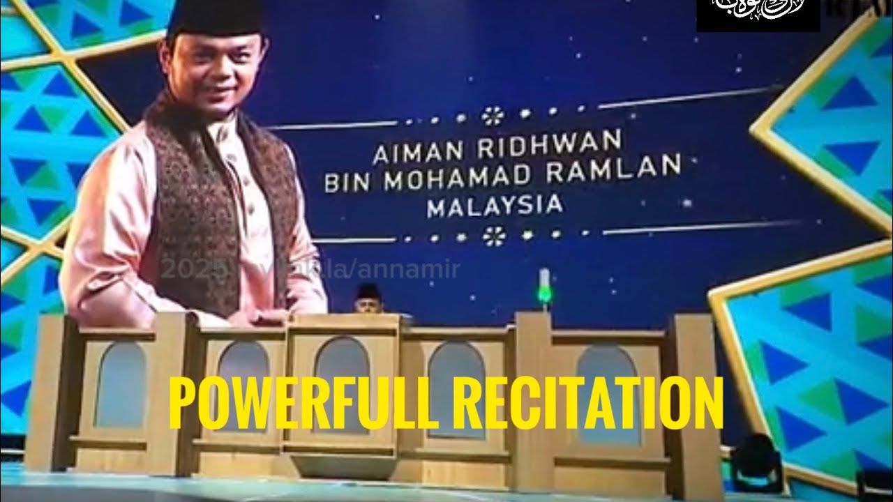 Aiman Ridhwan MTHQA 2025 - YouTube
