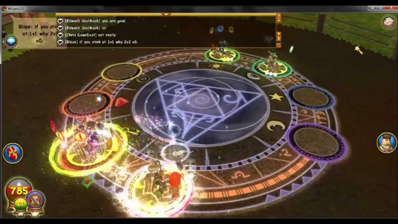Wizard101 pvp Valerian dark and Kestrel Dark level 22 - YouTube