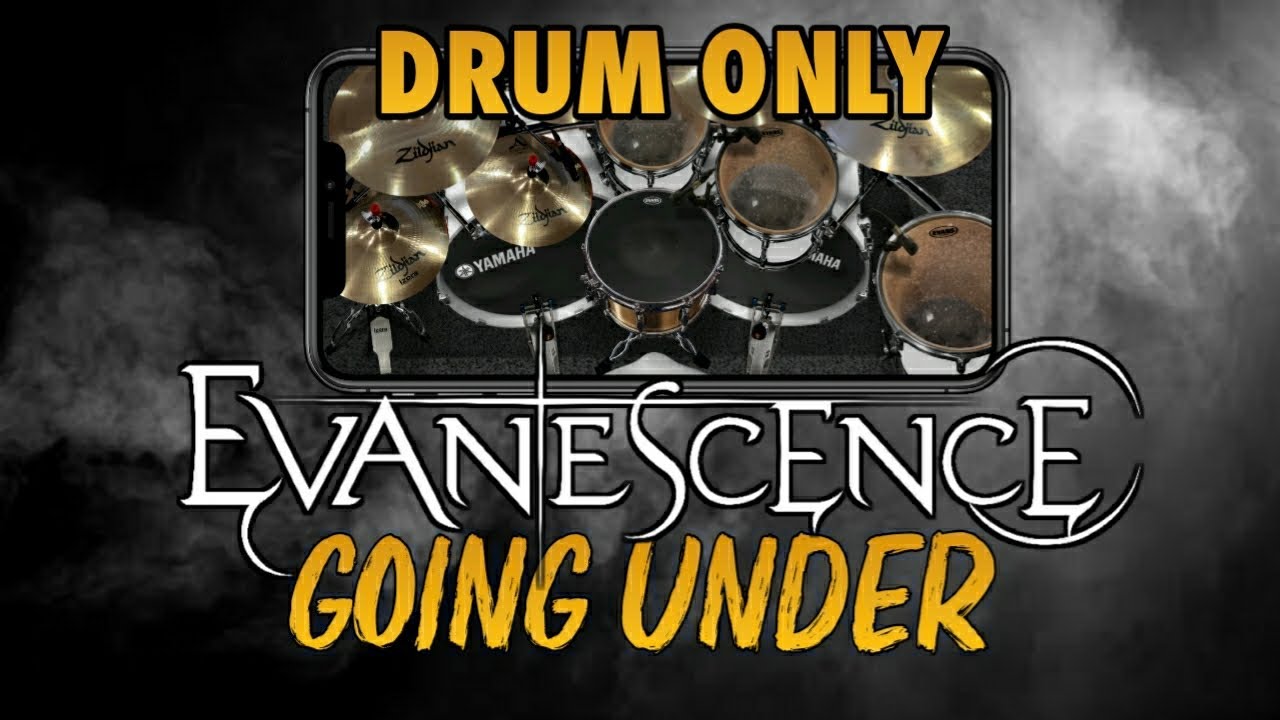 DRUM ONLY_Evanescence - Going Under | Real Drum - YouTube