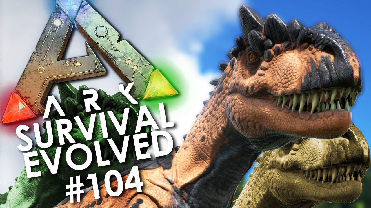 Ark Survival Evolved Episode 104 Taming A Pack Of Allosauruss