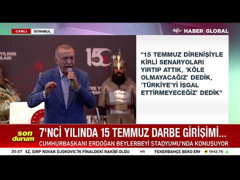 CANLI | Cumhurbaşkanı Erdoğan 15 Temmuz Özel Programında Konuşuyor