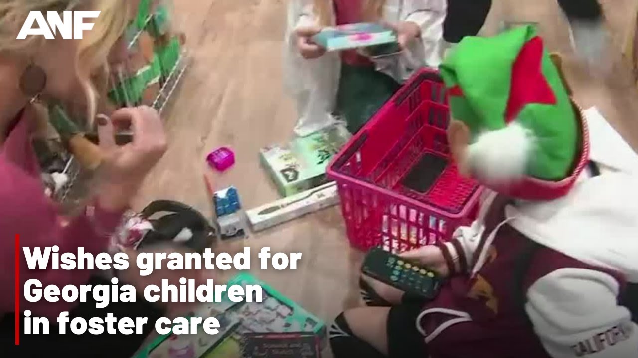 Wishes granted for Georgia children in foster care - YouTube