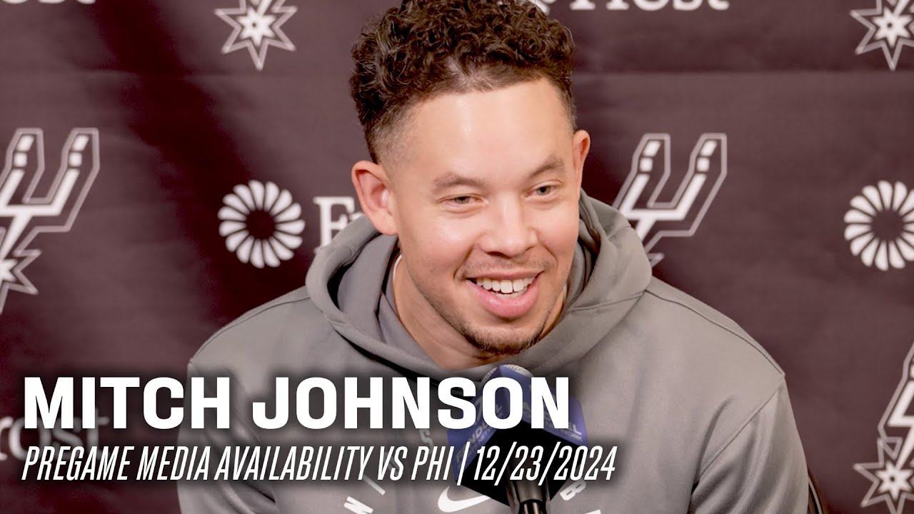 Mitch Johnson's Pregame vs Philadelphia 76ers | 12.23.2024 - YouTube