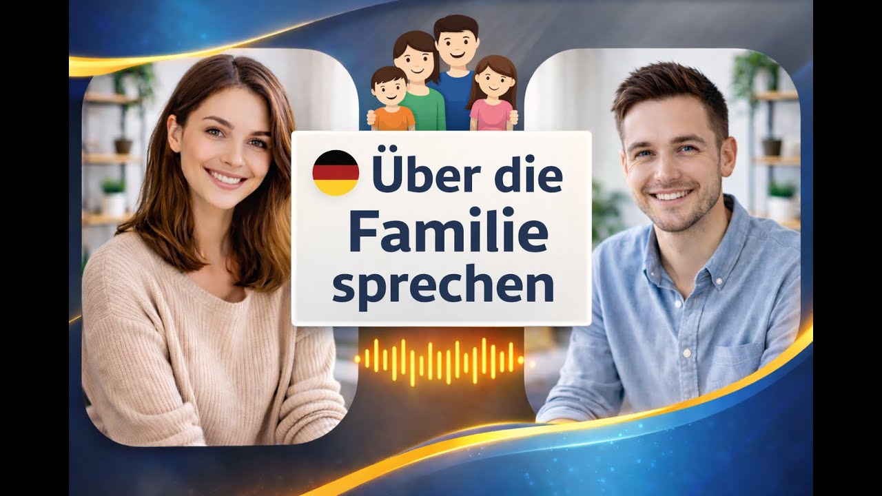 Über die Familie sprechen | Talking About Family in German (A1) | Folge ...