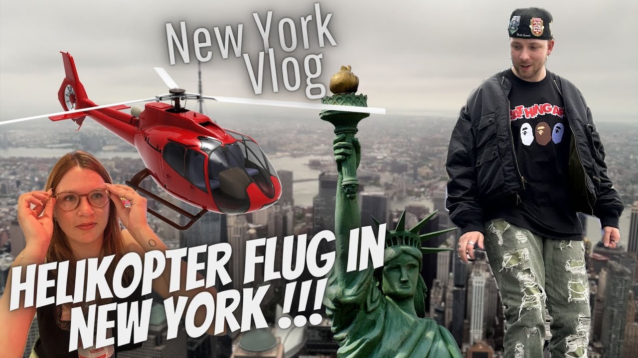 Mit dem Helikopter über Manhattan 😱🏙🚁 New York Vlog | SWAG IRL (Deutsch ...