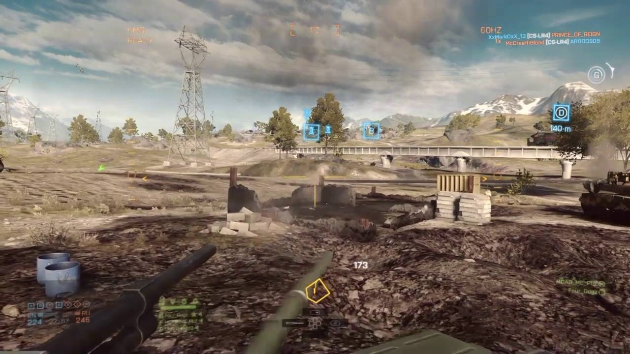BF4 Tank Headshots - YouTube