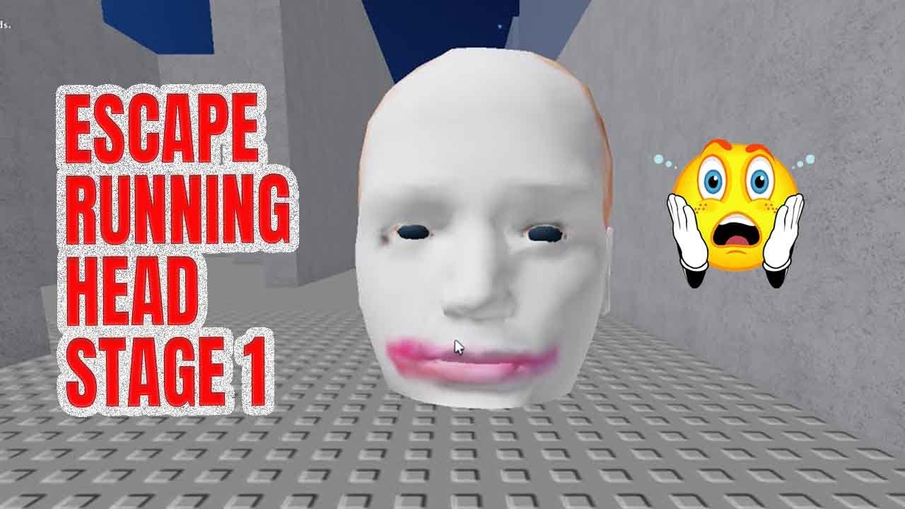 ESCAPE RUNNING HEAD STAGE 1 #roblox #obby - YouTube