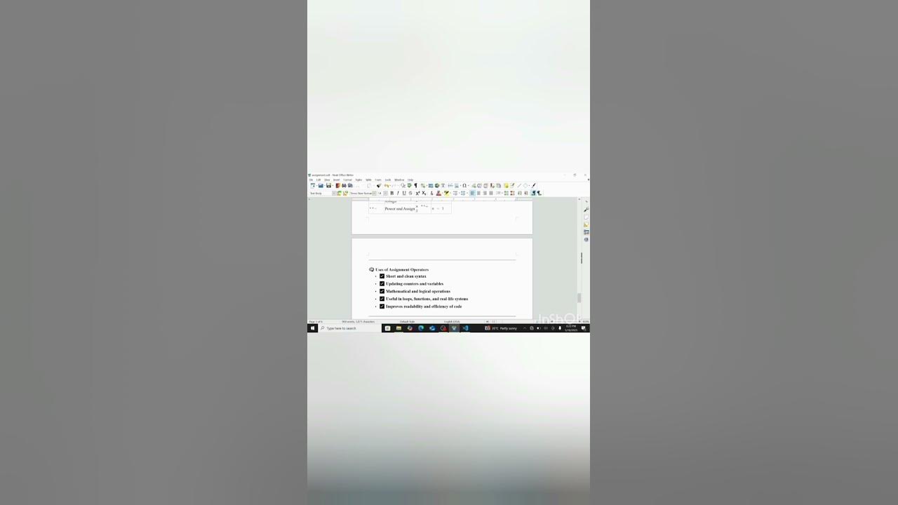 Types Of Assignment Operators In Python Pythonprogramming Assignmentoperator Pythontutorial