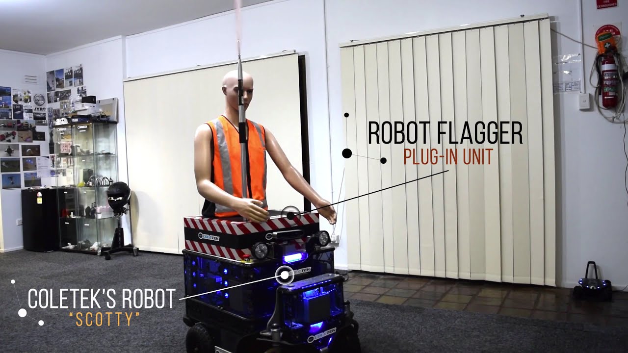 COLETEK - Mobile Robot Flagger (Automated Traffic Control) - World ...